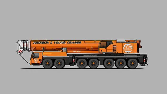 Liebherr LTM1400 (400t All Terrain) - Johnson & Young Cranes